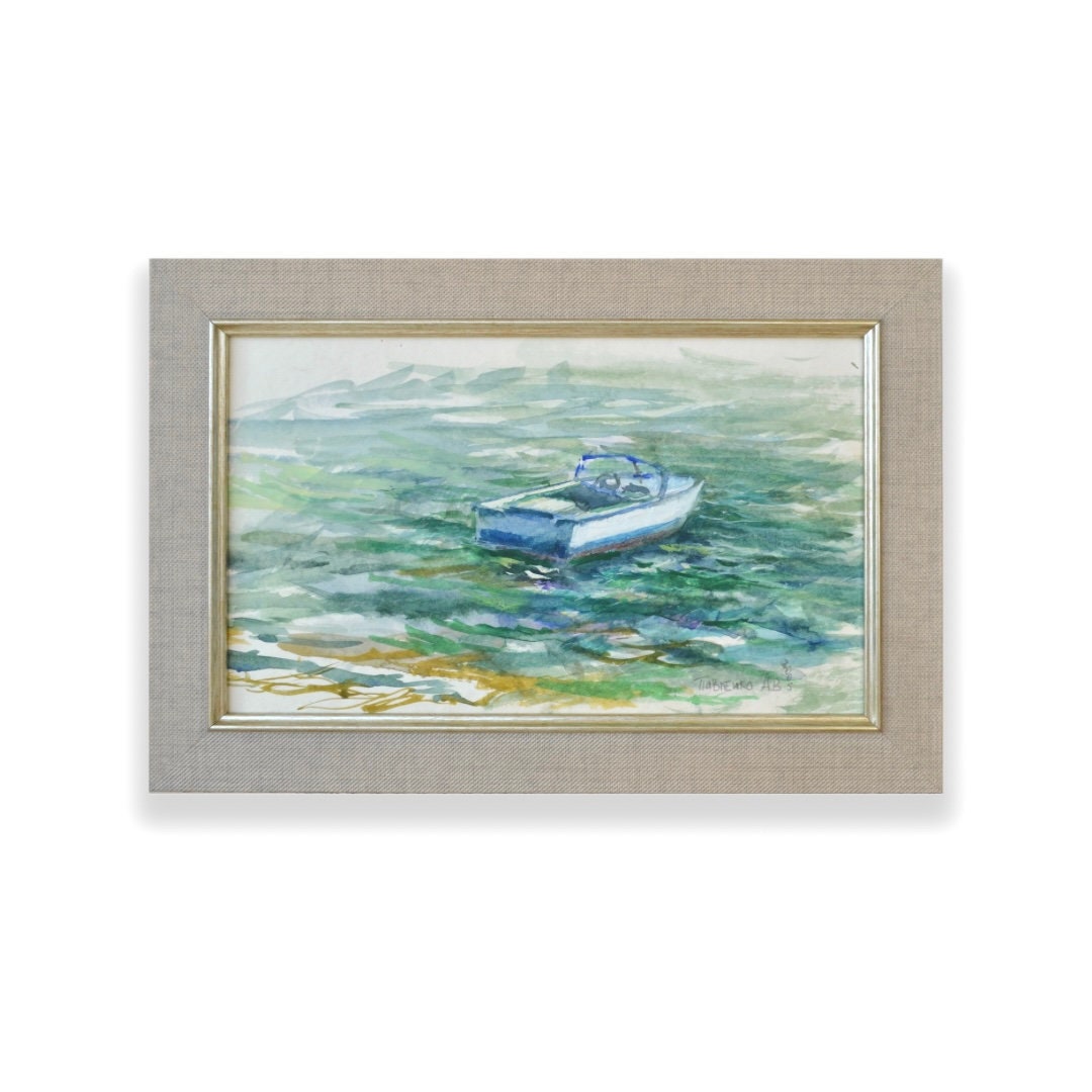 Original Framed Watercolor Painting. by Soviet Ukrainian Artist A ...