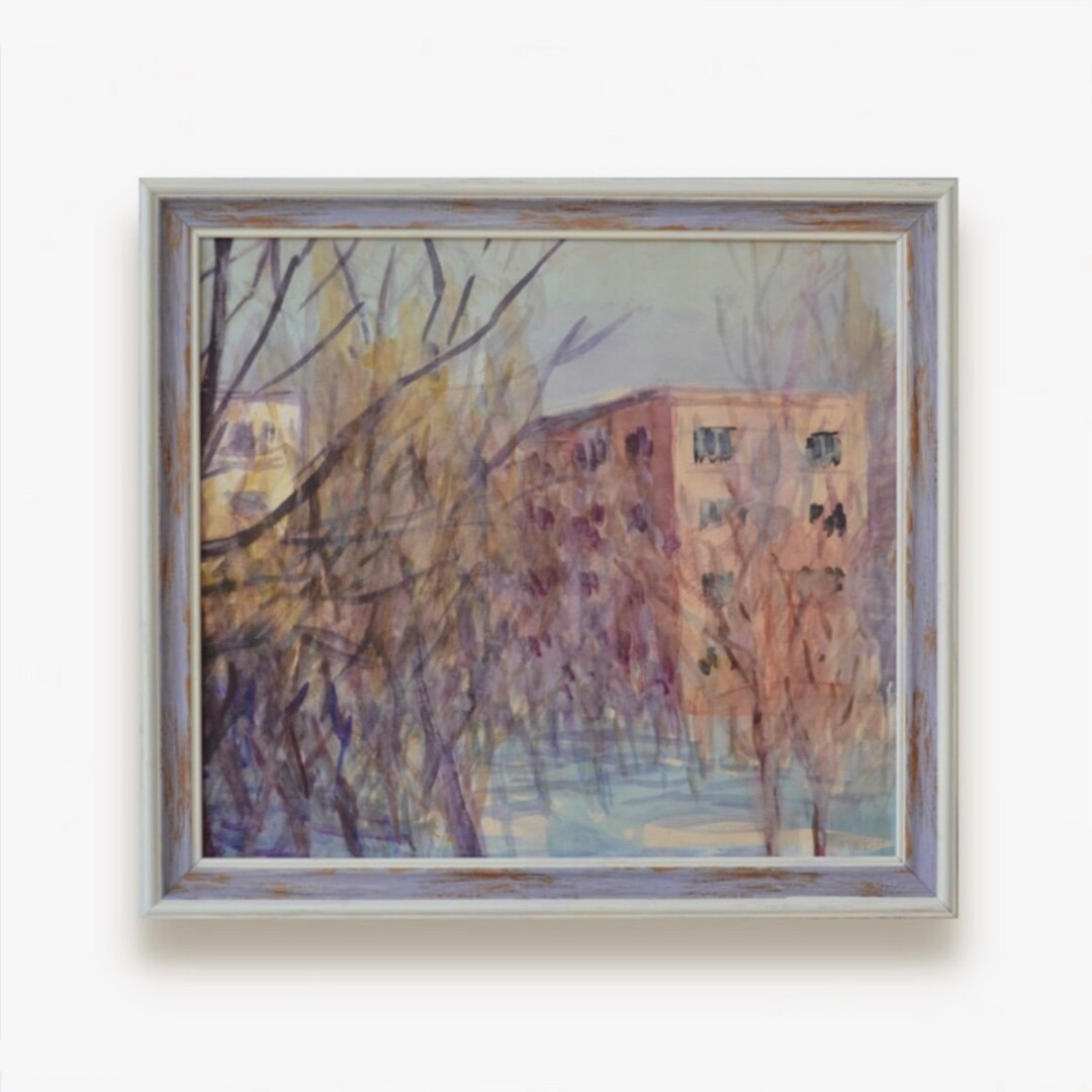 Vintage Original Watercolor Painting. by Soviet Ukrainian Artist A ...