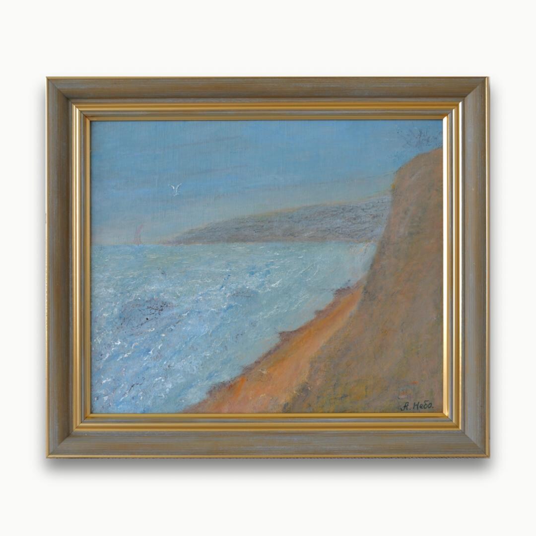 Original Textured Oil Painting. by Ukrainian Soviet Artist A. Nebo ...