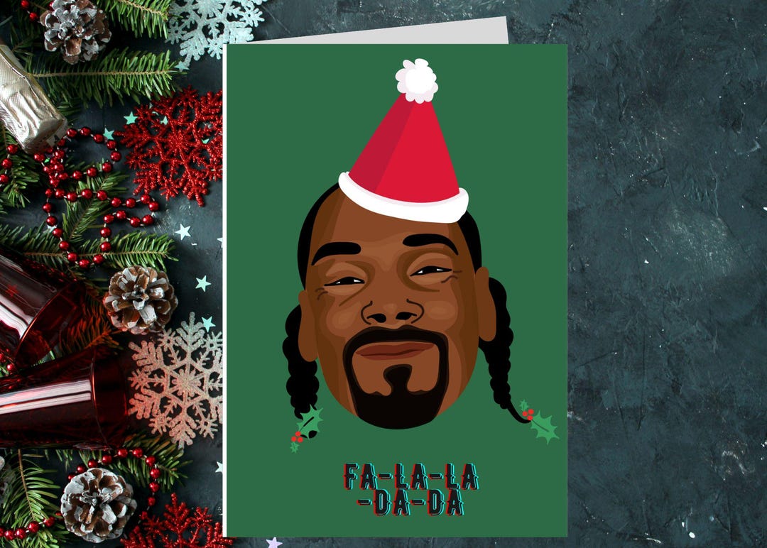Personalized Gifts Snoop Dogg Greeting Card 5.5 X 8.5 W/ Envelope ...