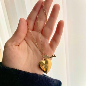BTS Heart Locket & Key NECKLACE (gold, Silver and Rose Gold Options) - Etsy