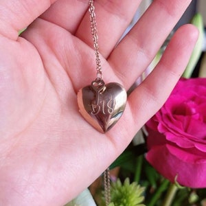 BTS Heart Locket & Key NECKLACE (gold, Silver and Rose Gold Options) - Etsy