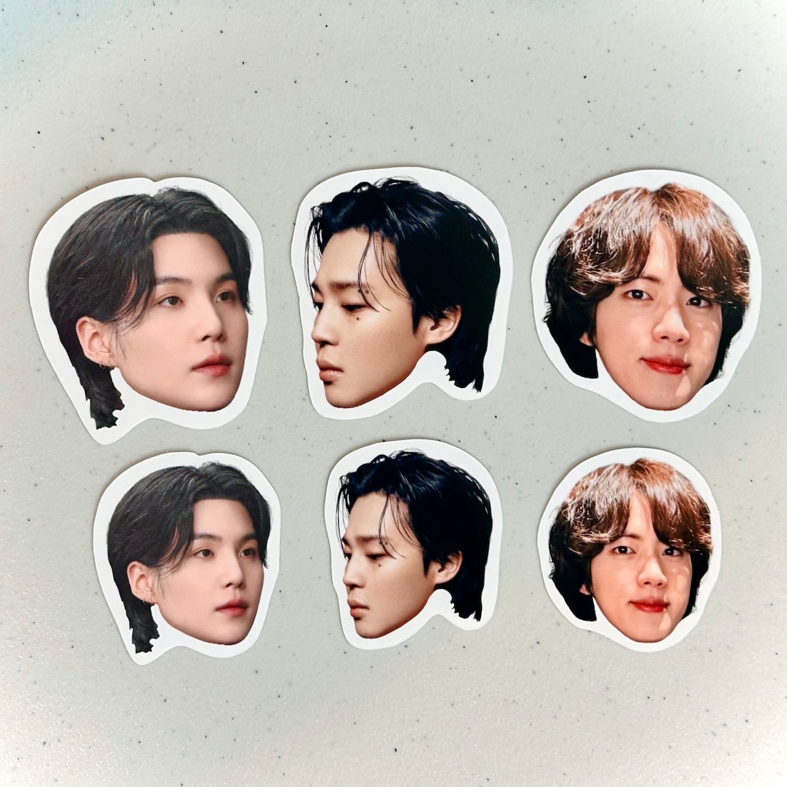 BTS Face Stickers - Etsy