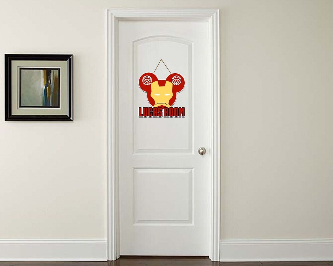 Personalized Super Hero Door Sign for Bedroom Playroom - Etsy