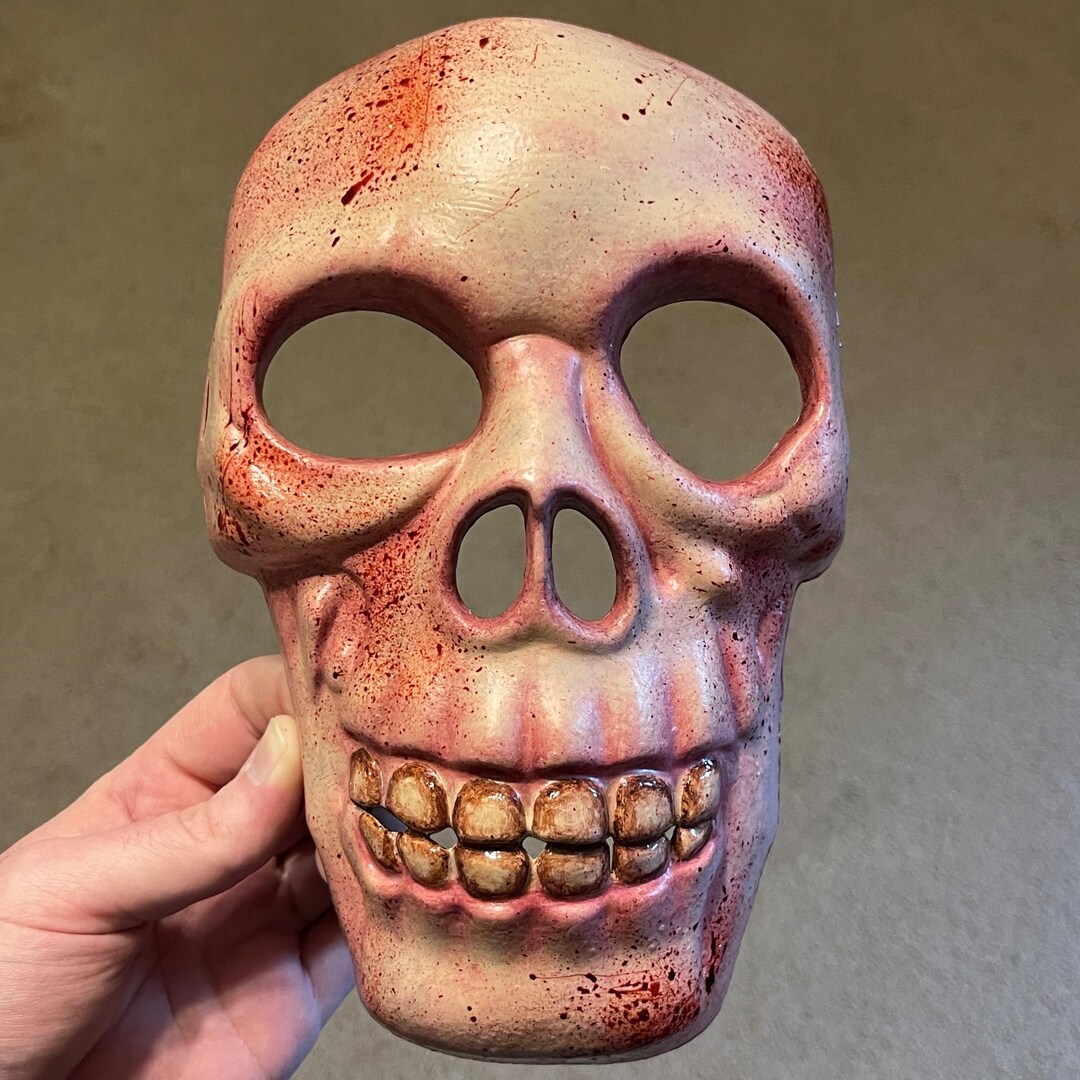 Skull Mask repaint, Weird, Skull, Oddities, Handmade, Art, OOAK - Etsy