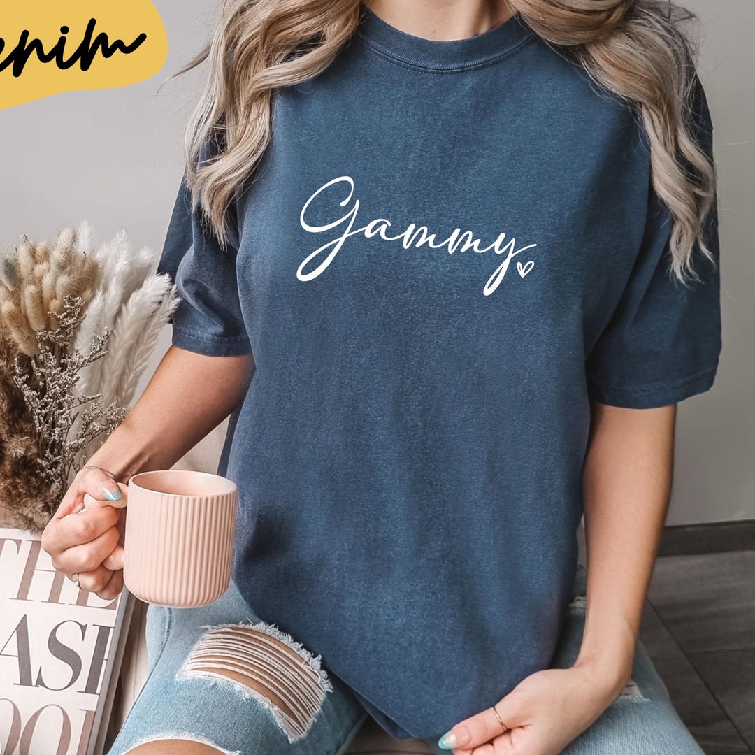 Comfort Colors Gammy Tshirt, New Gammy Shirt, Mothers Day Tshirt, Mama ...
