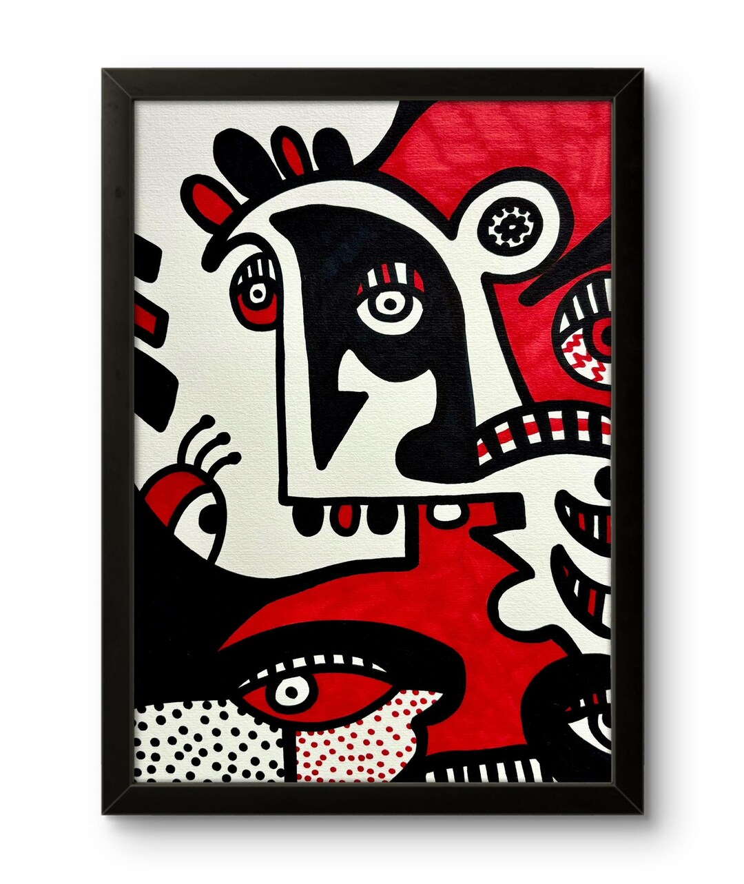 Original Marker Abstract Drawing on Paper N 7 - Etsy