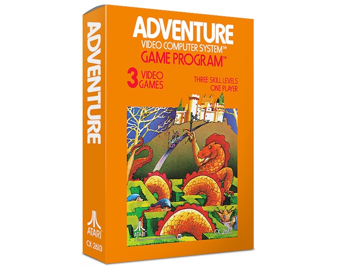 Adventure Atari 2600 Custom Box - Etsy