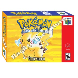 Pokémon Yellow Box N64 Box Pokemon Pikachu Gift Box Gamer Gift for Men ...