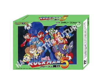Famicom Rockman - Etsy