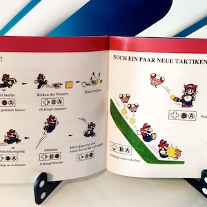 Super Mario Bros 3 PAL NES Box Manual Dust Sleeve German Spielanleitung ...