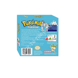 GBC Custom Box and Tray - Pokémon Prism Gamer Gift for Men Boyfriend ...