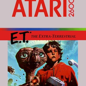 E.T Extra Terrestrial Custom Box and Manual Atari 2600 - Etsy