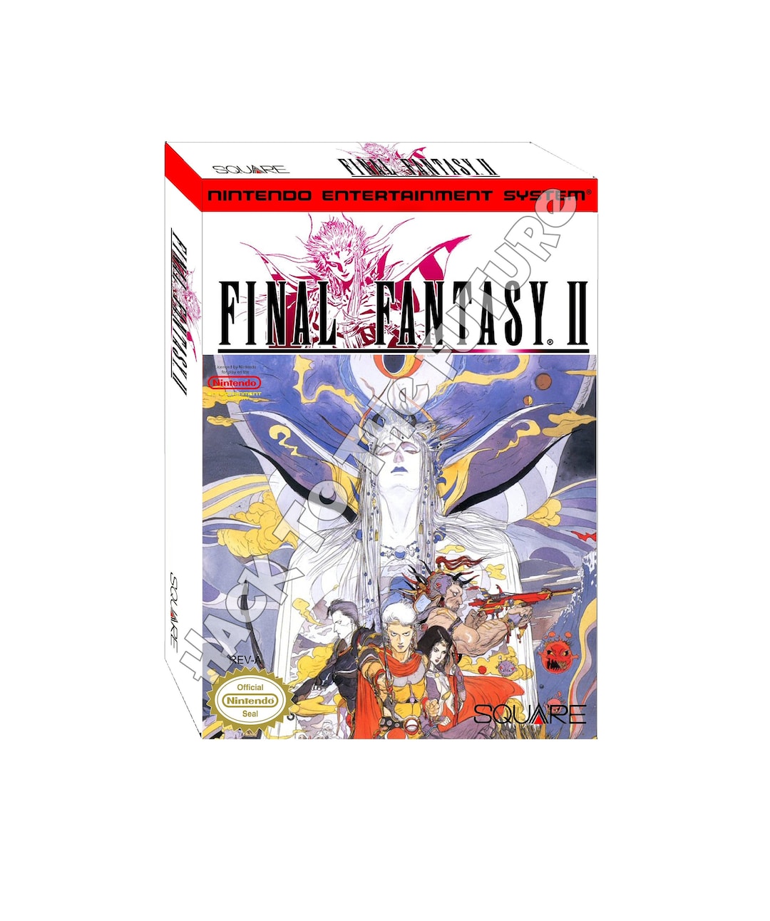 Final Fantasy 2 NES Box & Dust Sleeve - Gamer Gift - Etsy