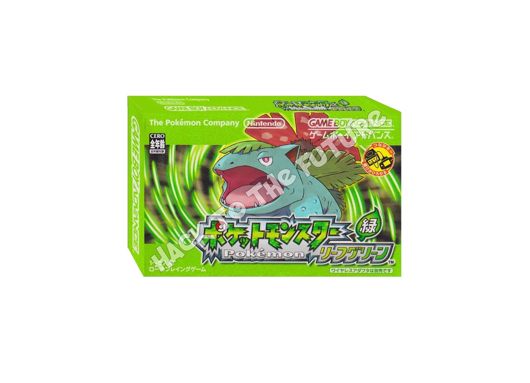 Japanese GBA Game Boy Advance - Pokémon Pocket Monsters Leaf Green ポケット ...