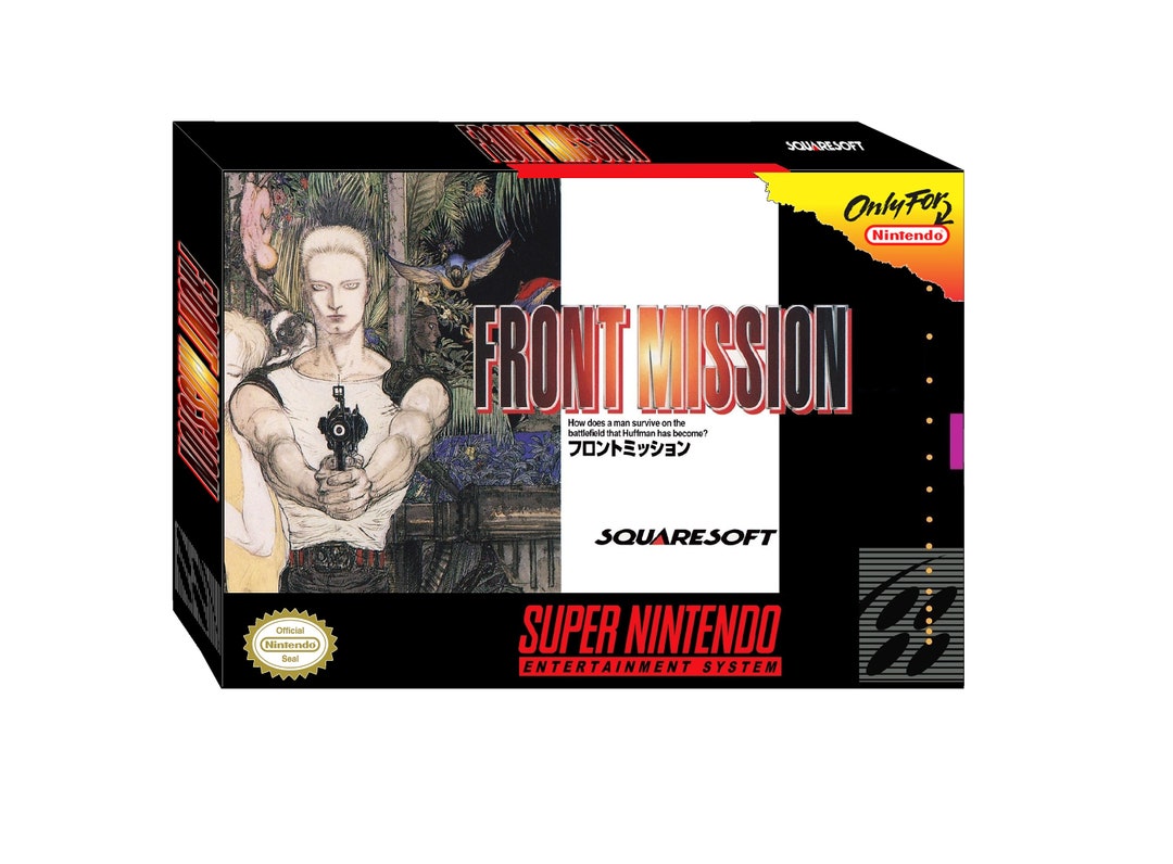 SNES Box and Tray - Front Mission Gamer Gift for Men Boyfriend Gift - Etsy