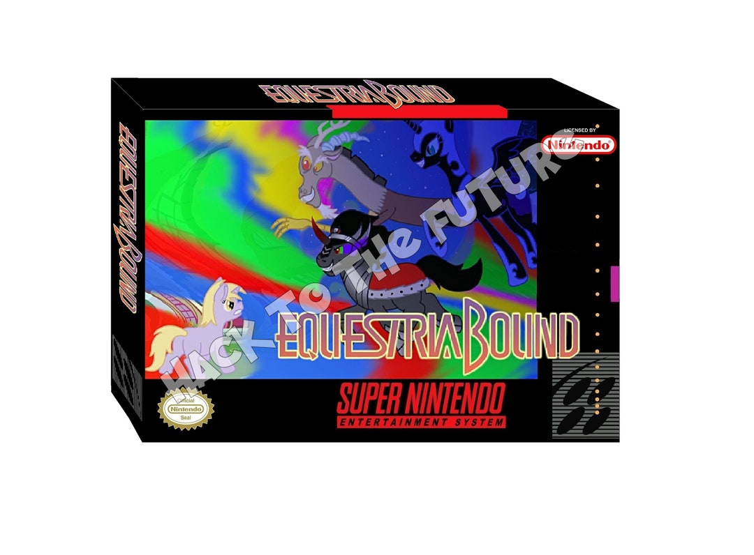 SNES Box and Tray - Earthbound Equestria Bound Gamer Gift for Men ...