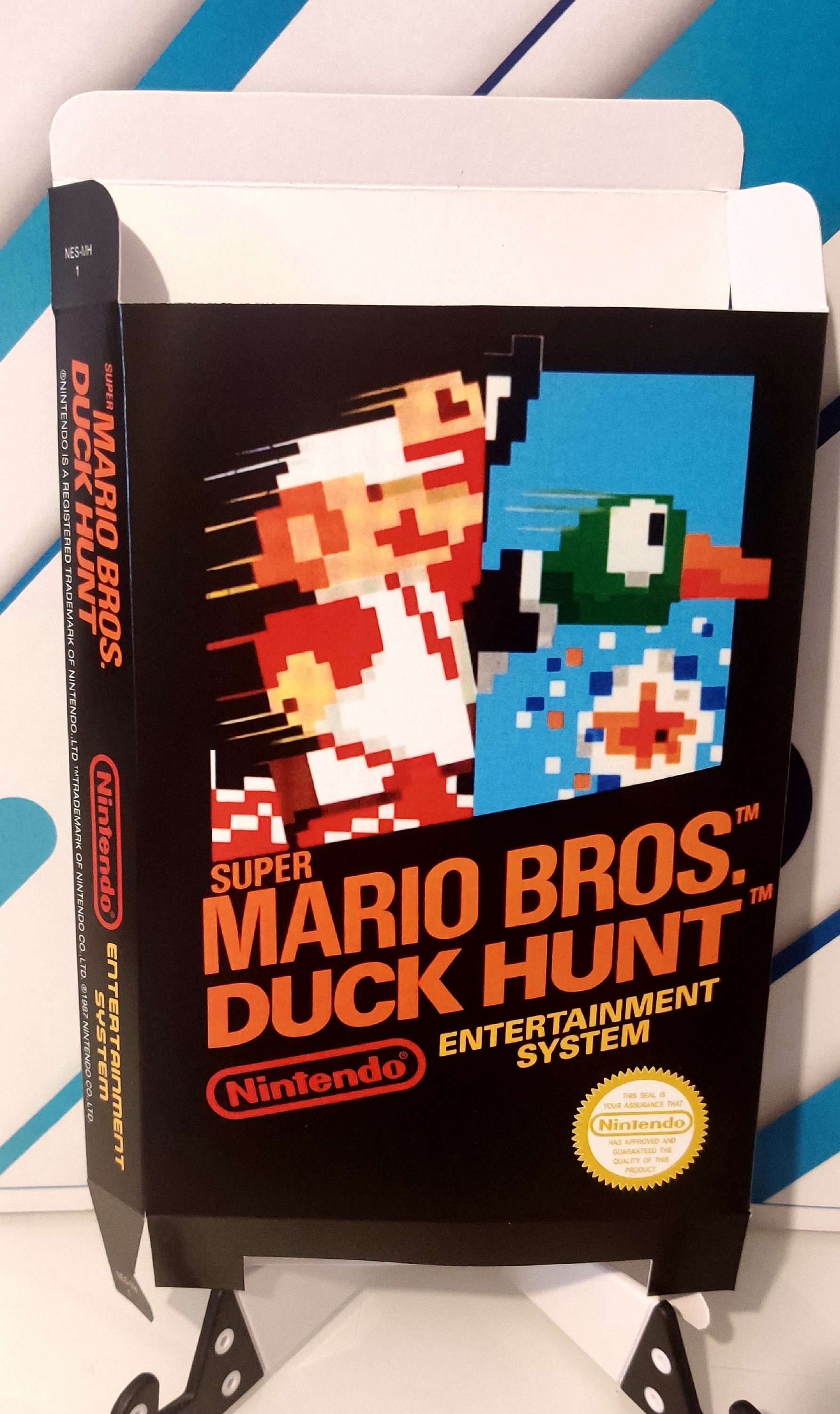 Super Mario Bros Duck Hunt NES Box Manual Dust Sleeve - Etsy