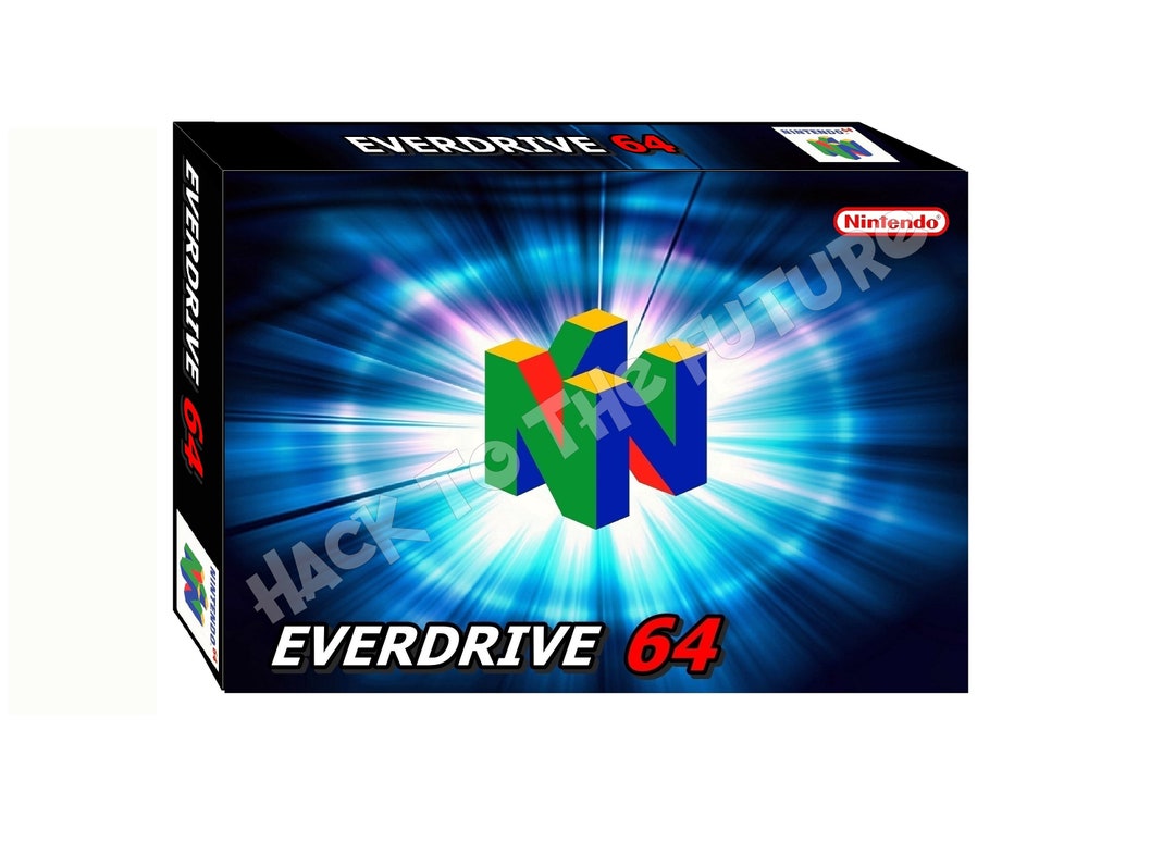 N64 Custom Box and Tray - Everdrive 64 Gamer Gift for Men Boyfriend ...