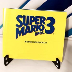 Super Mario Bros 3 NES Box Manual Dust Sleeve SMB3 - Etsy