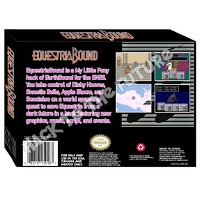 SNES Box and Tray - Earthbound Equestria Bound Gamer Gift for Men ...