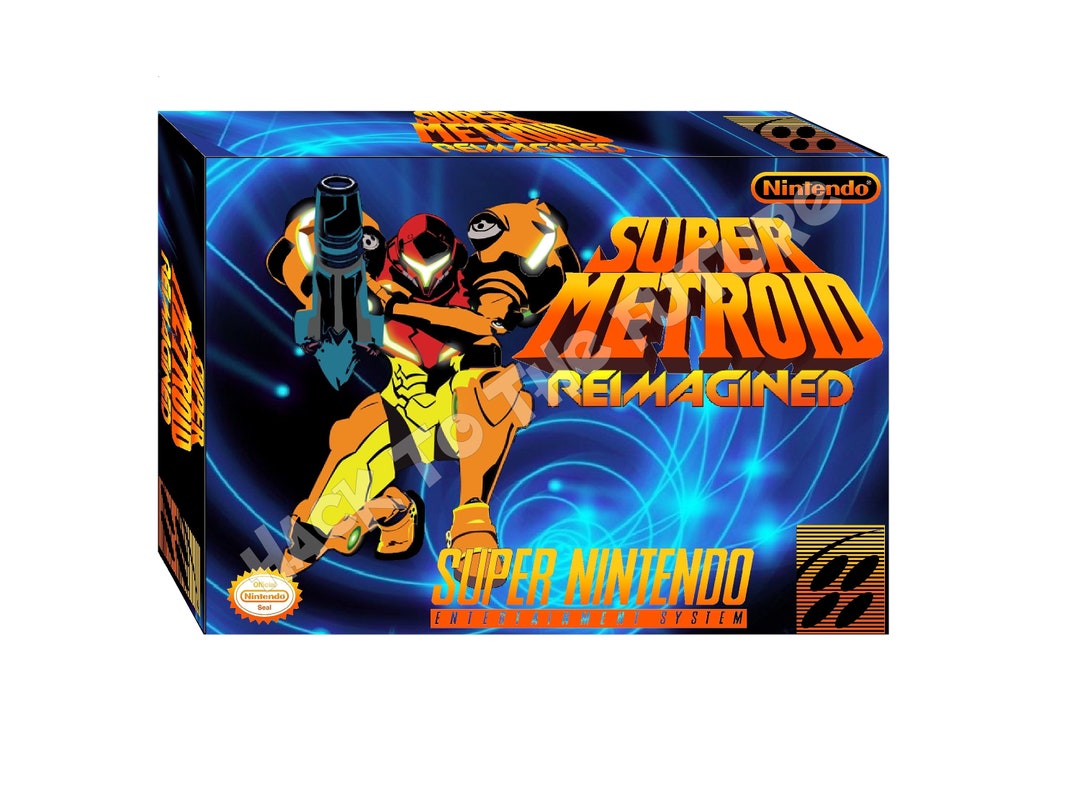 SNES Box and Tray - Super Metroid Re-imagined Gamer Gift for Men ...