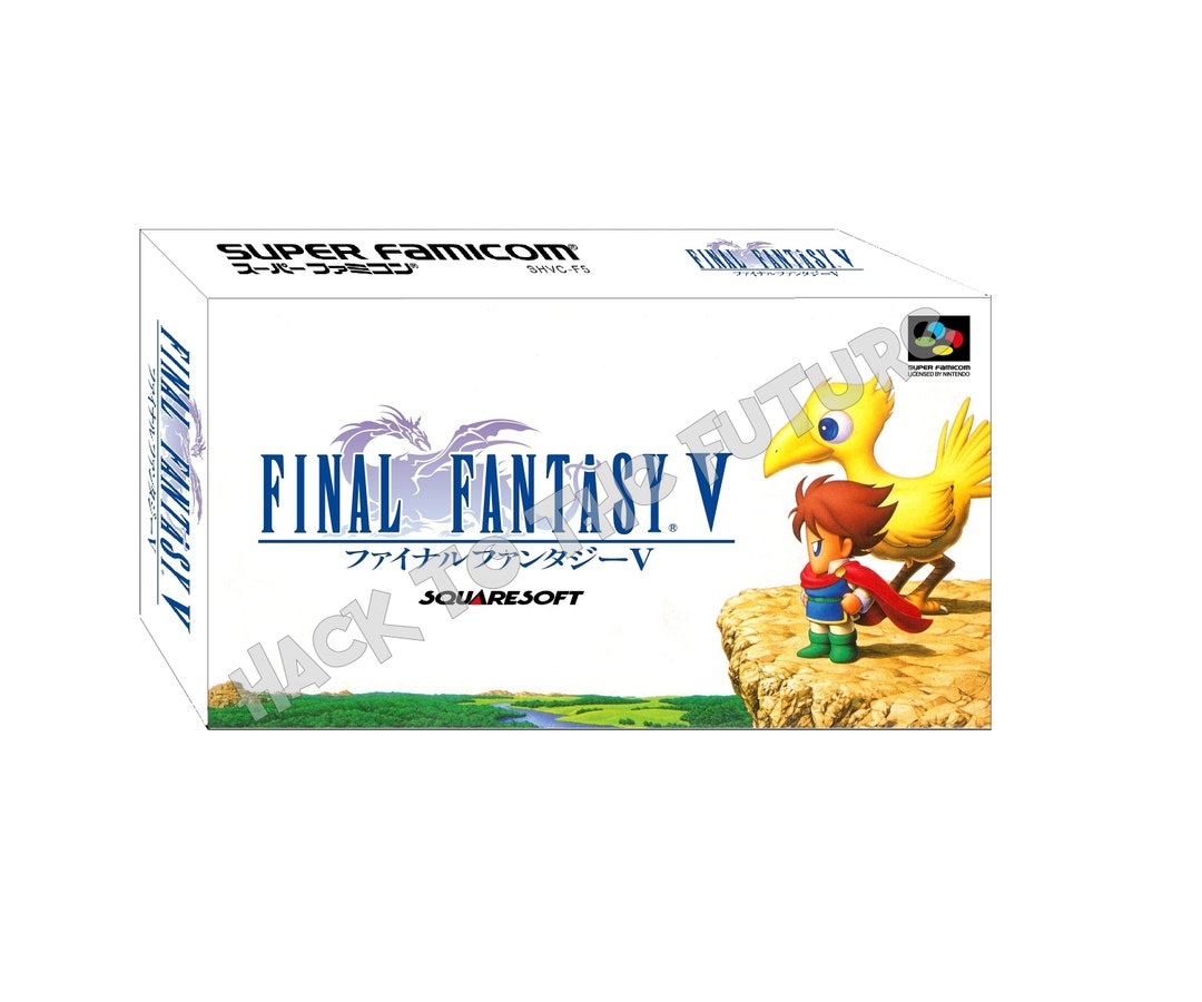 Final Fantasy 5 ファイナルファンタジーV Fainaru Fantajī Faibu Super Famicom Box ...