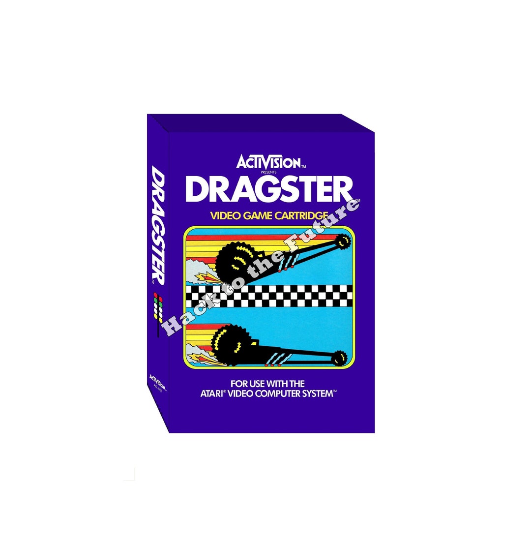 Dragster Atari 2600 Custom Box - Etsy