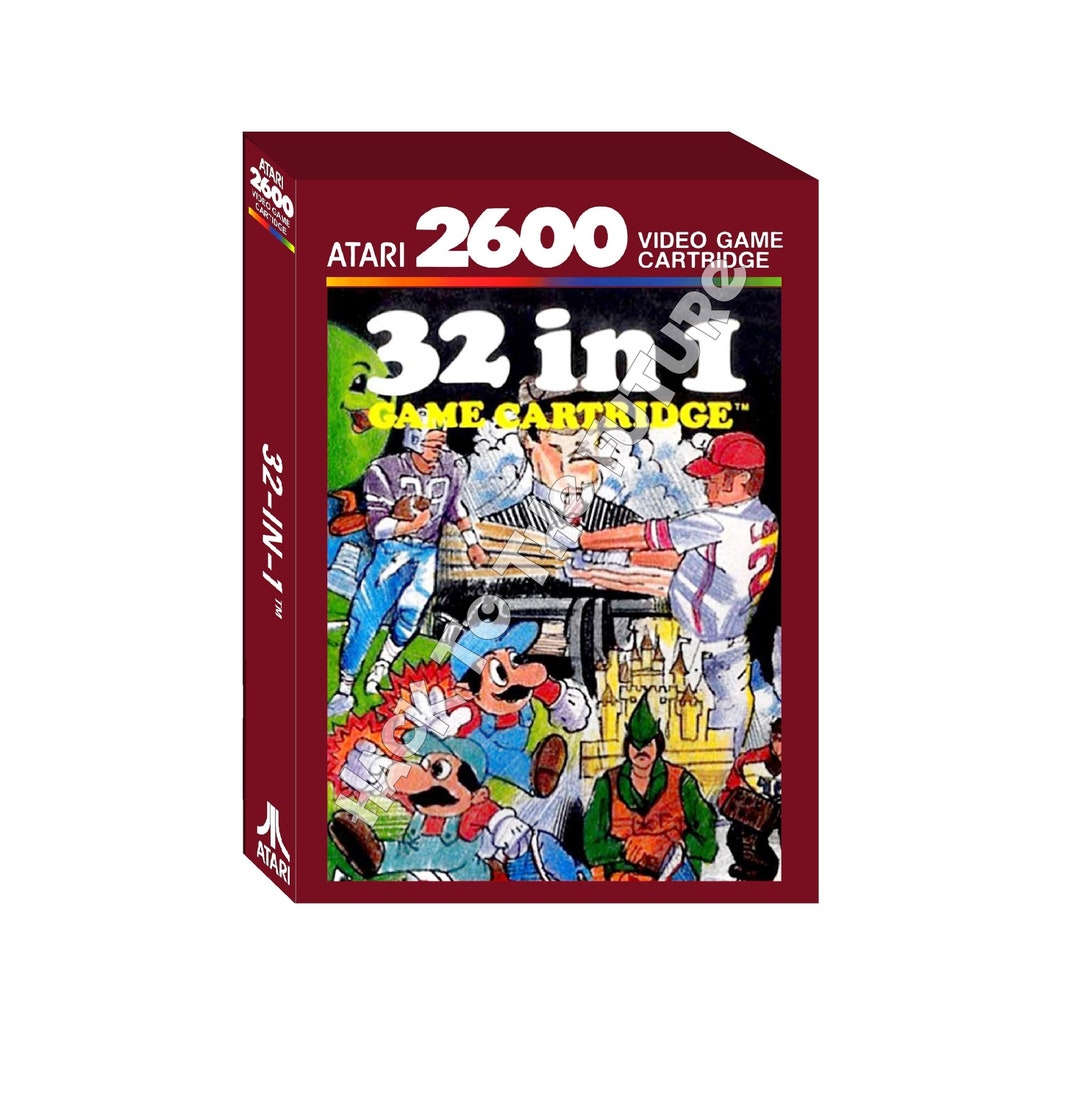 32 in 1 Atari 2600 Custom Box ( Manual Available ) - Etsy
