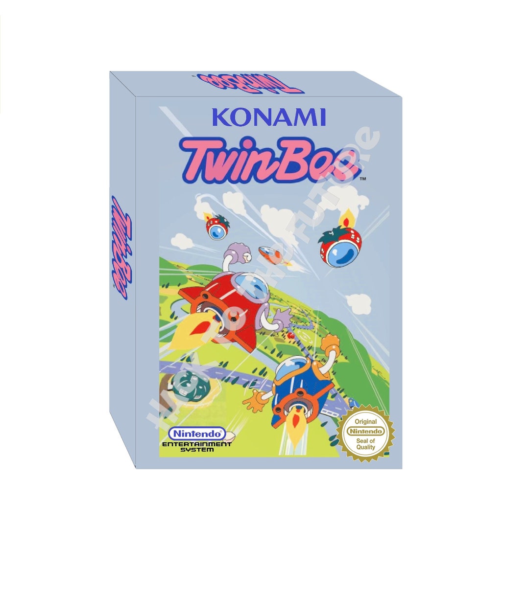 NES Custom Box and Dust Sleeve - Twinbee Gamer Gift for Men Boyfriend ...