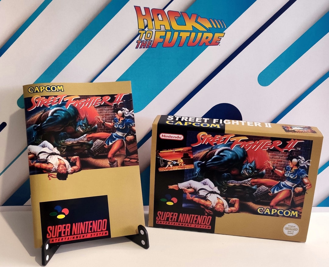Street Fighter 2 Box Street Fighter 2 Manual SNES Box SNES Manual ...