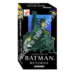 Batman Returns Super Famicom Box and Tray - Etsy