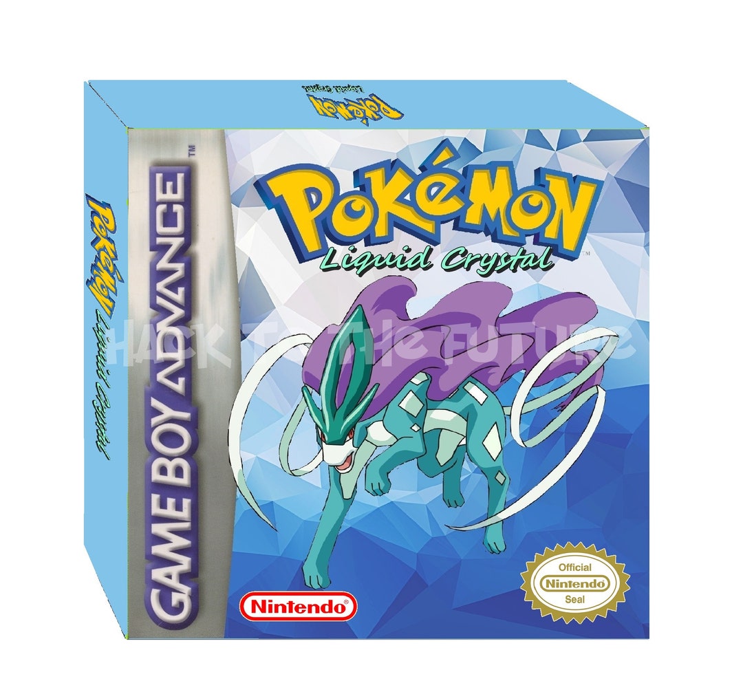 GBA Custom Box and Tray - Pokémon Liquid Crystal Gamer Gift for Men ...