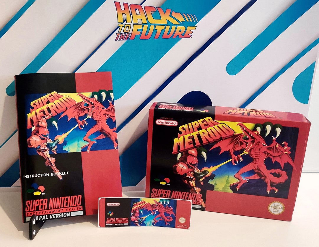 Super Metroid Box Super Metroid Manual SNES Box SNES Manual Super ...