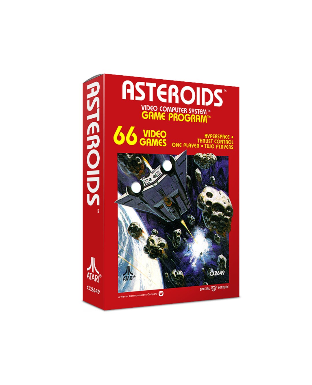 Asteroids Atari 2600 Custom Box - Etsy