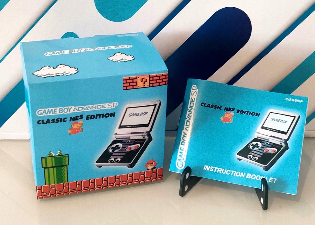 GBA SP Box & Manual: Classic NES Edition - Etsy