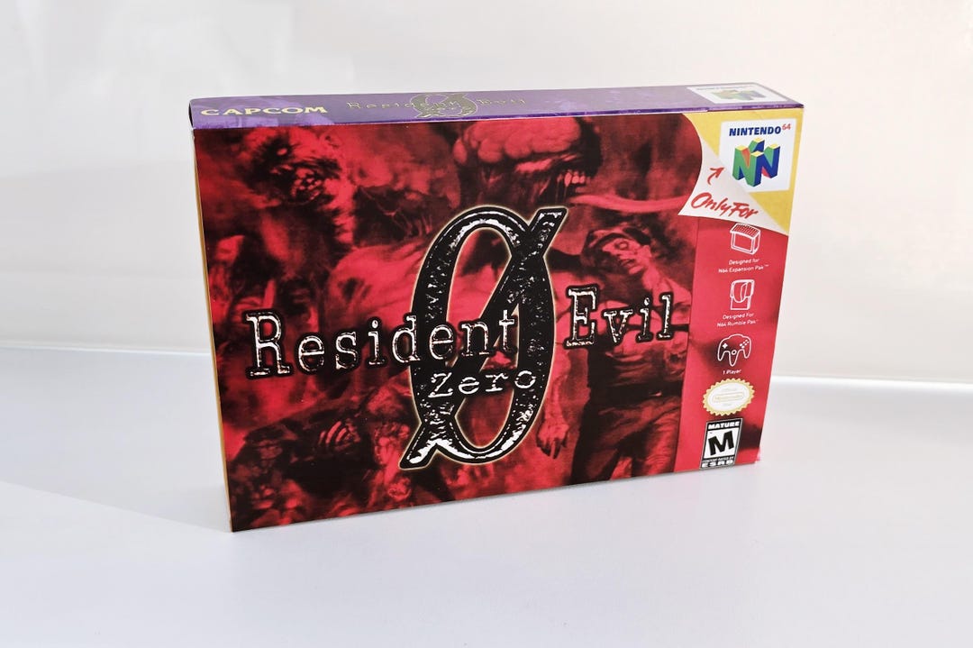Resident Evil Zero N64 Box & Tray - Retro Gamer Gift - Etsy