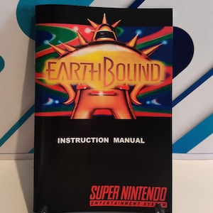 Earthbound SNES Box, Manual & Strategy Guide - Etsy