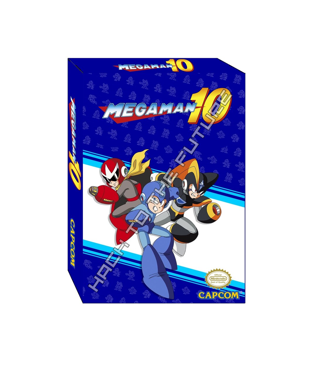 Mega Man 10 NES Custom Box & Dust Sleeve - Etsy