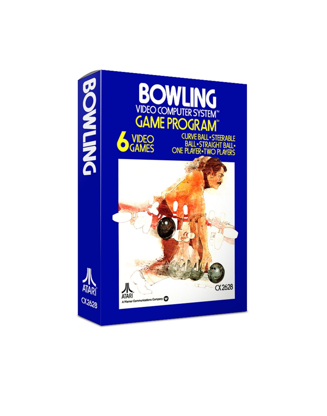 Bowling Atari 2600 Custom Box & Manual - Etsy