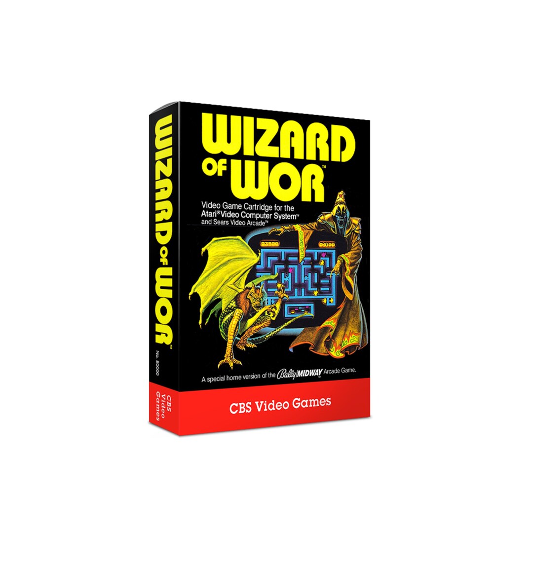 Wizard of Wor Atari 2600 Custom Box - Etsy