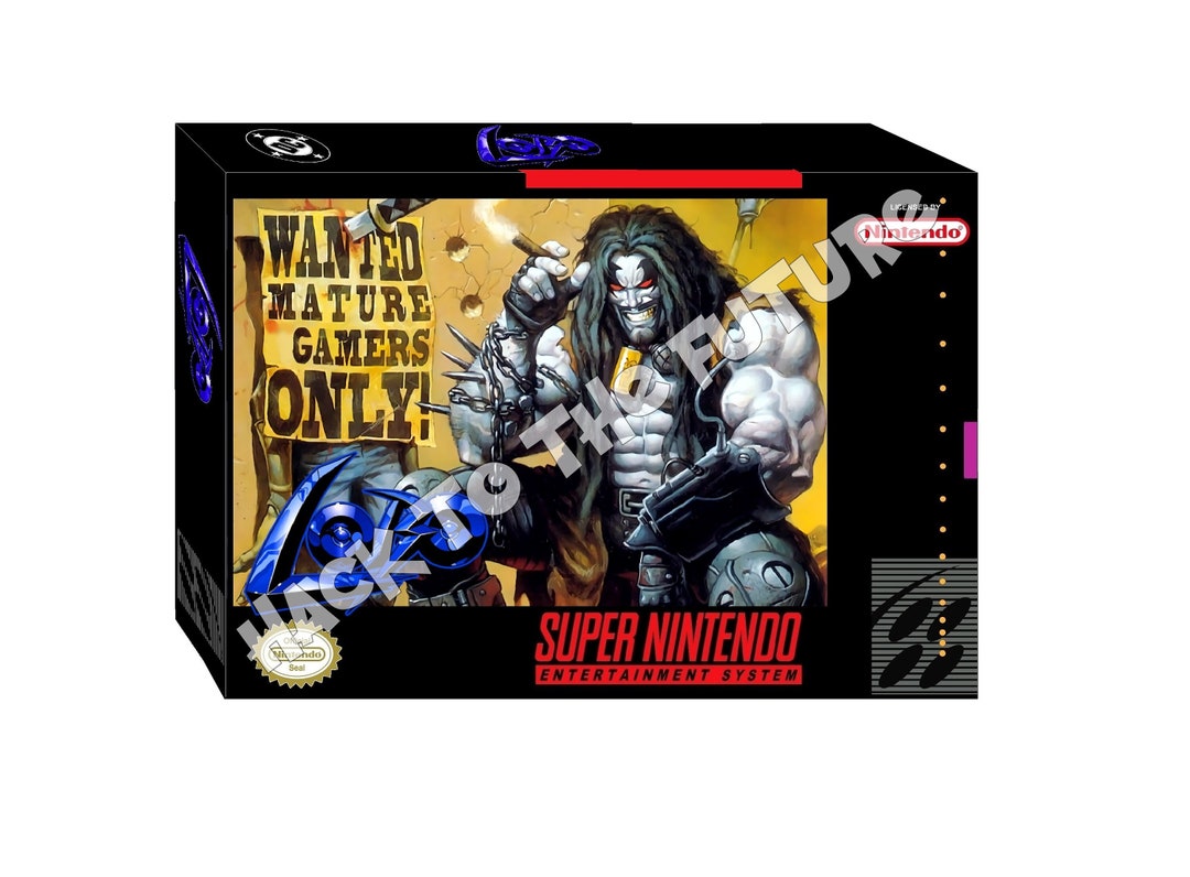 SNES Box and Tray - Lobo Gamer Gift for Men Boyfriend Gift - Etsy