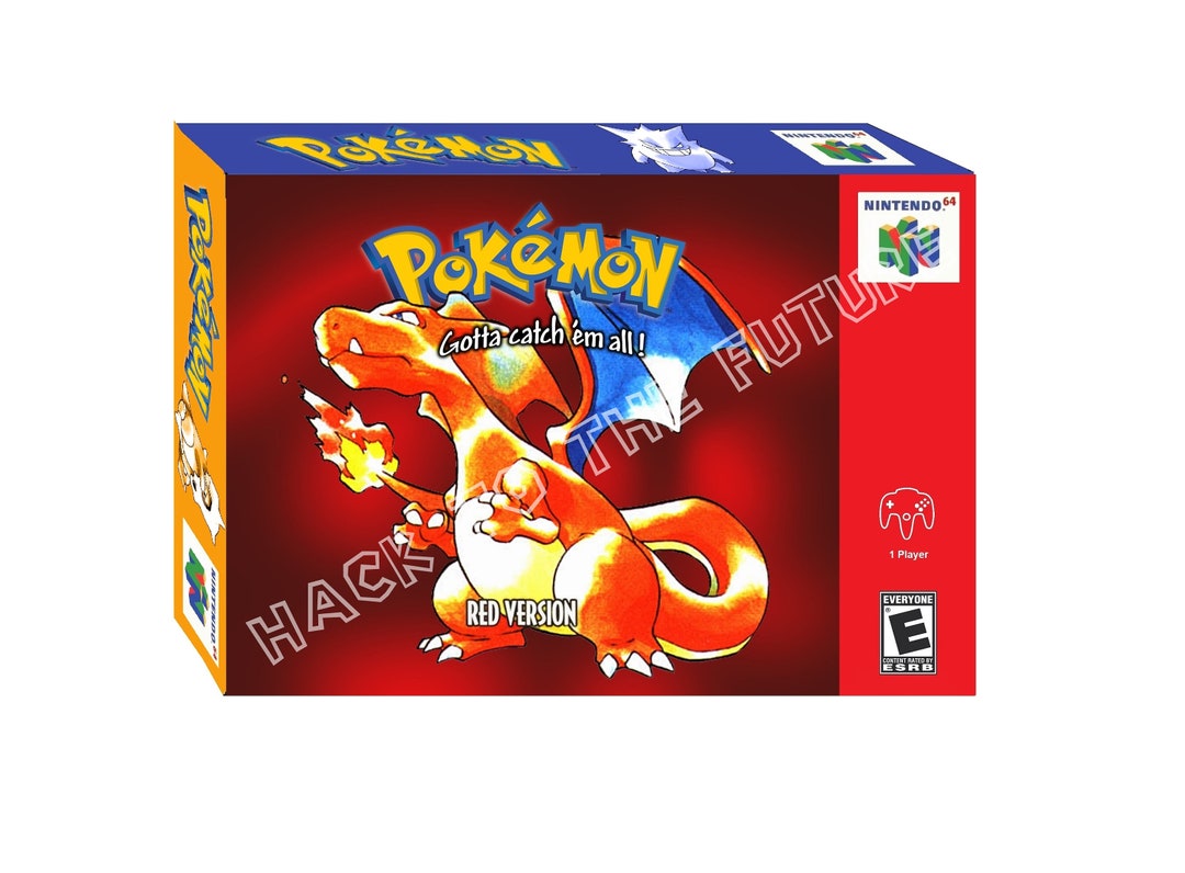 Pokémon Red N64 Box and Tray - Gamer Gift for Men Boyfriend Gift - Etsy