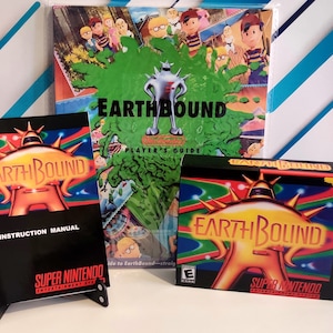 Earthbound SNES Box, Manual & Strategy Guide - Etsy