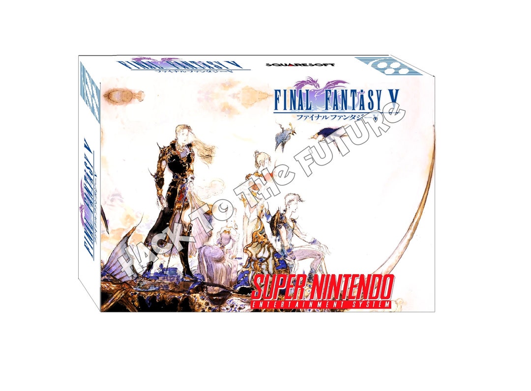 Final Fantasy V SNES Box & Tray - Gamer Gift - Etsy