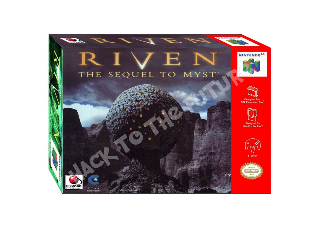 N64 Box and Tray - Riven Gamer Gift for Men Boyfriend Gift - Etsy