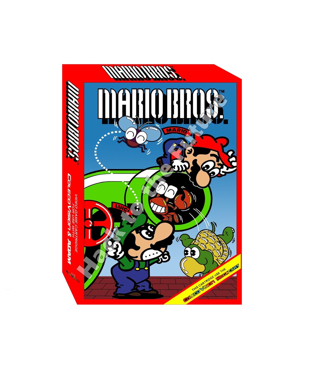 Mario Bros Colecovision Custom Box - Etsy