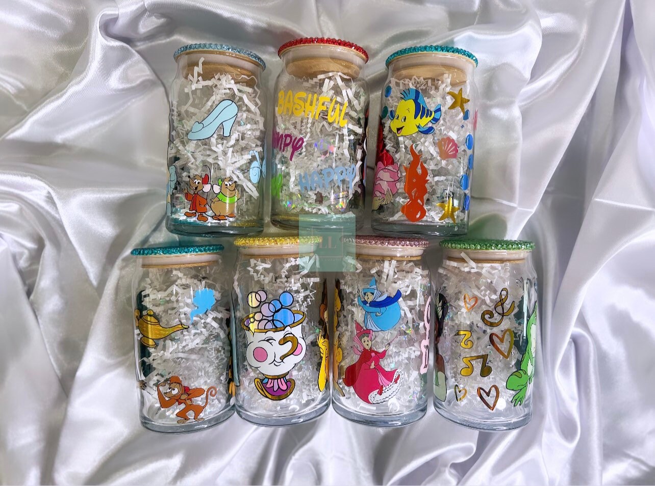 Princess Beer Glass Can Princess Glassware - Etsy