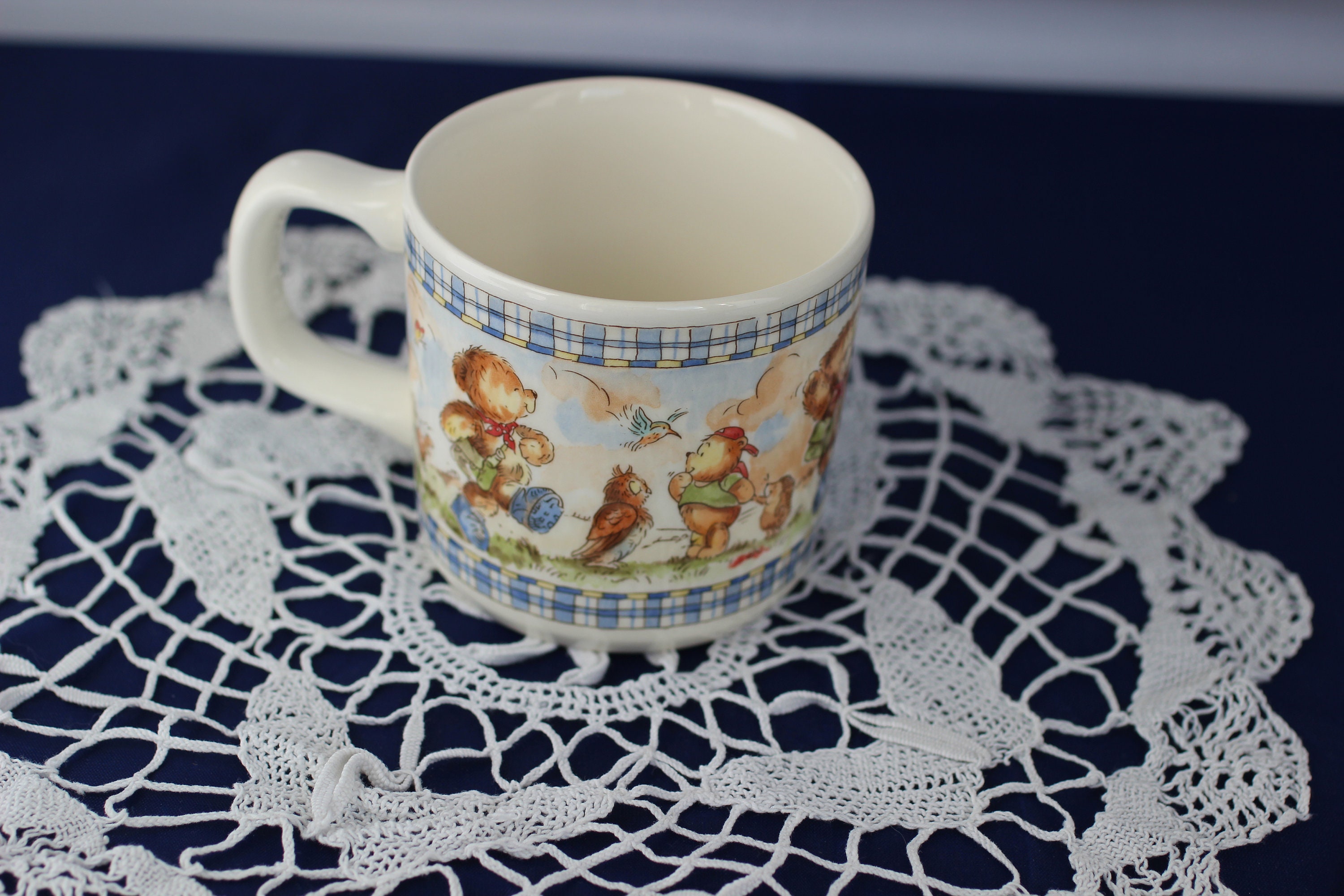 Wedgewood Rambling Ted/tea Plate and Mug - Etsy