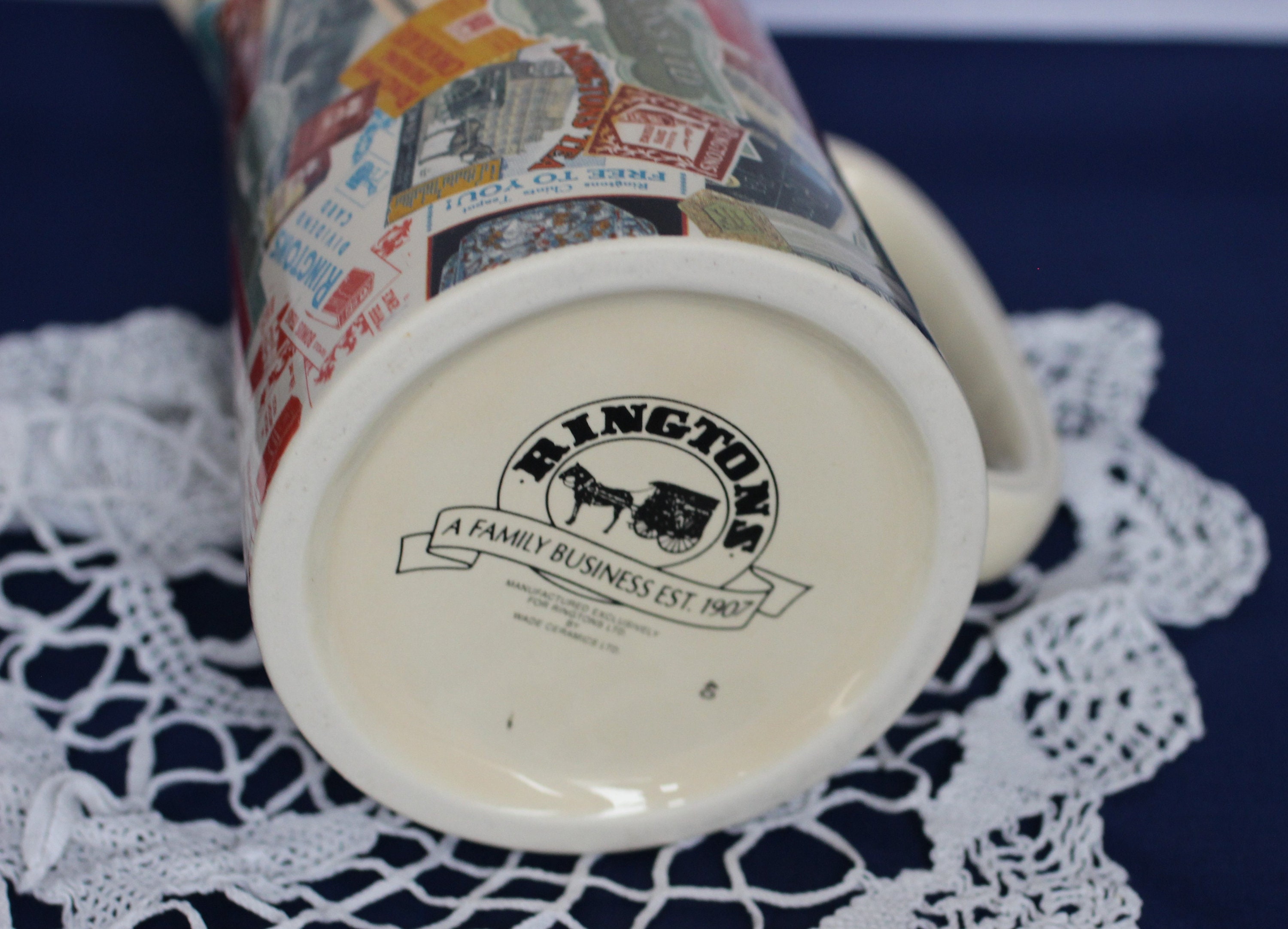 Ringtons Tea Label Water Jug Wade Ceramics Ltd- 5.7" Tall - Etsy